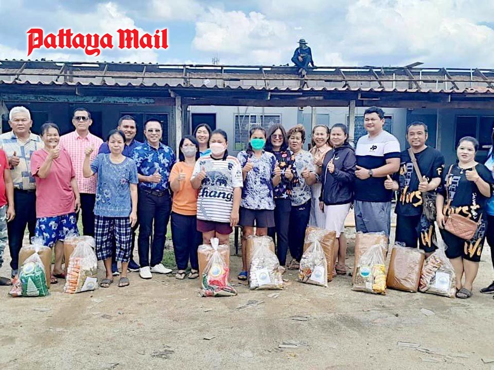 Aid arrives for east Pattaya households ravaged by thunderstorm ...