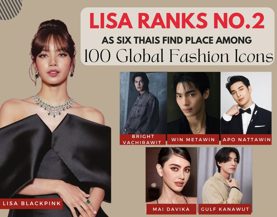 K-pop princess Lalisa ‘Lisa’ Manoban ranks second in ‘100 Global ...