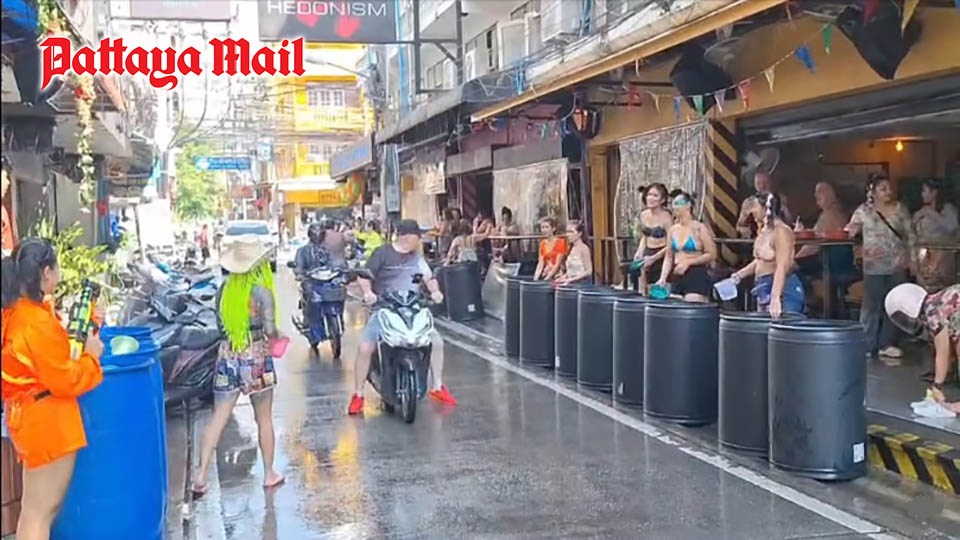 Early Songkran celebrations soak Pattaya streets — tourists advised to ...