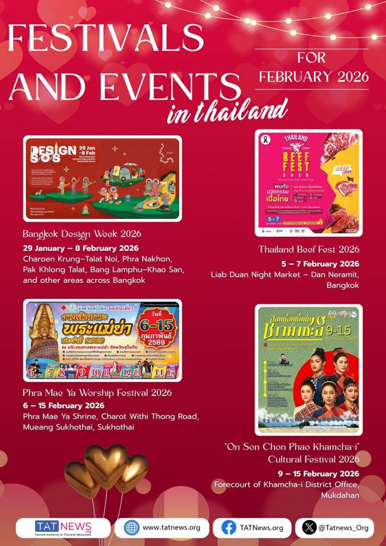 February brings a month of festivals and events across Pattaya, Bangkok ...