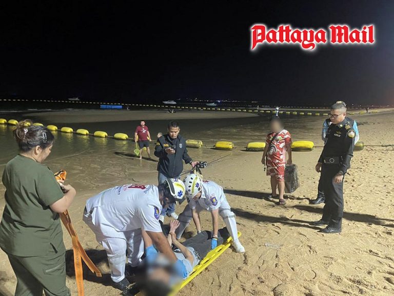 Man injured by venomous fish spine on Jomtien Beach, rushed to hospital ...