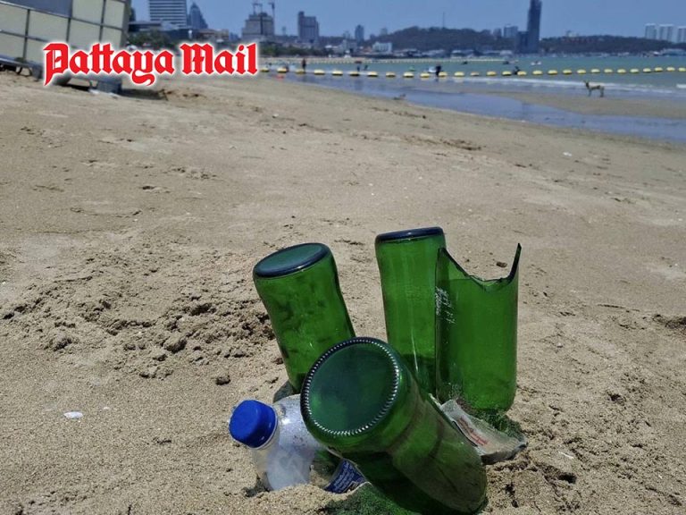 ‘Eat, Drink, and Dump?’ Pattaya Beach litter fuels anger and calls for ...