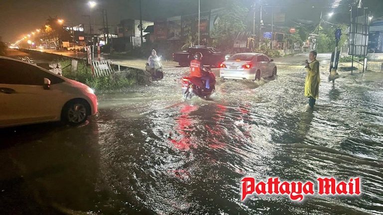 Pattaya prepares AI-powered flood war room with real-time water alerts ...