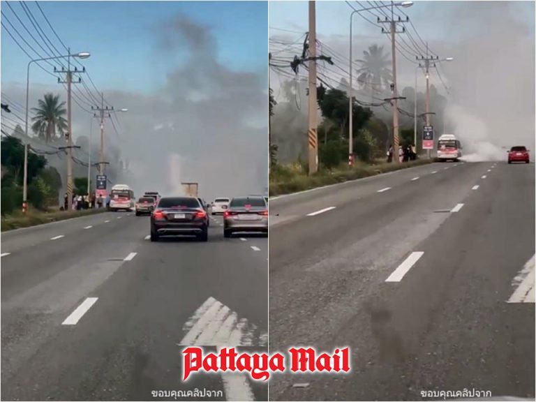 Suspected gas leak sends nearly 20 passengers fleeing as Pattaya travel ...