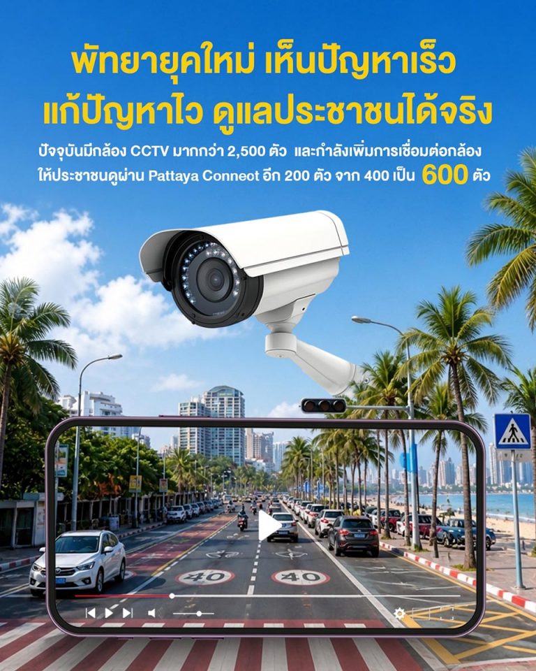 2,500 eyes on Pattaya as city expands CCTV network to watch over crowds ...