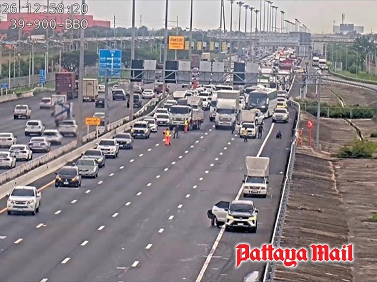 Pattaya Motorway reopens after screw spill as officials track down ...