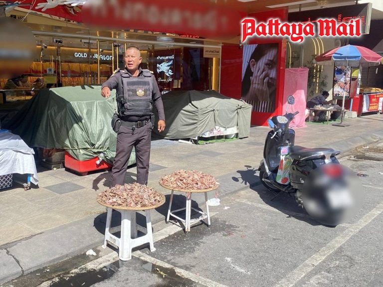 Dried seafood odor prompts Pattaya officials to act near market road ...
