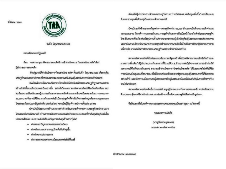 Thai Restaurant Association warns of closures without expanded state ...