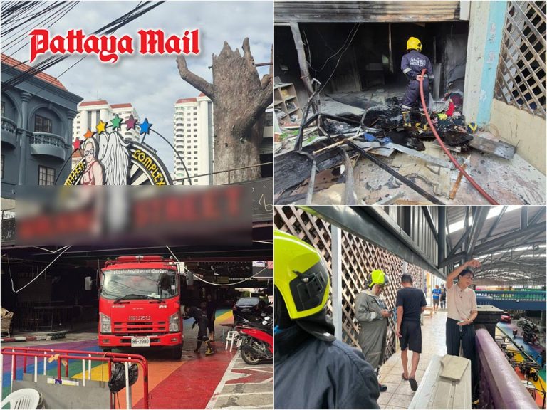 Jomtien Complex morning fire alert as crews rush to contain blaze at ...